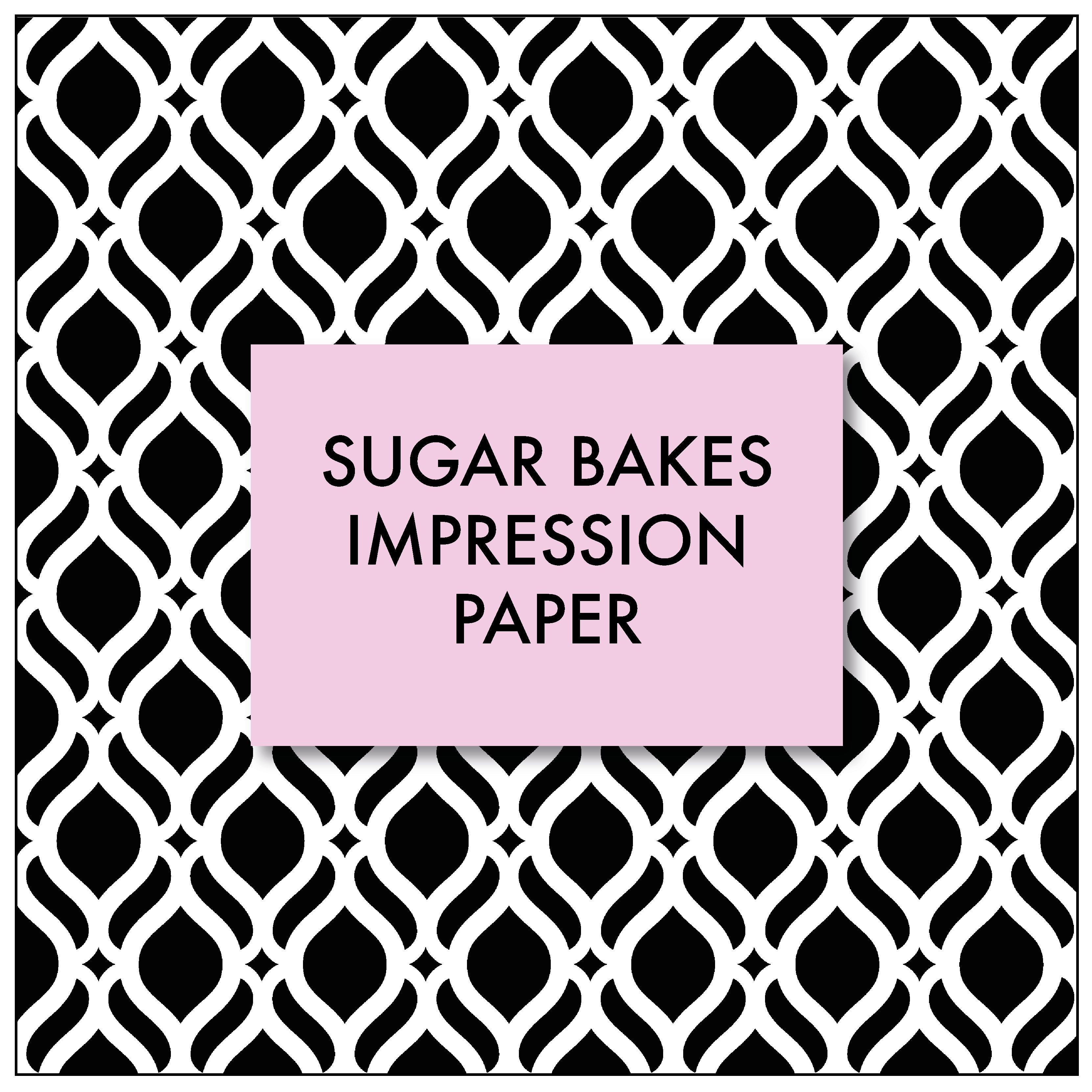 Sugar Bakes Impression Paper. Premium Embossed Textured Parchment Paper ...