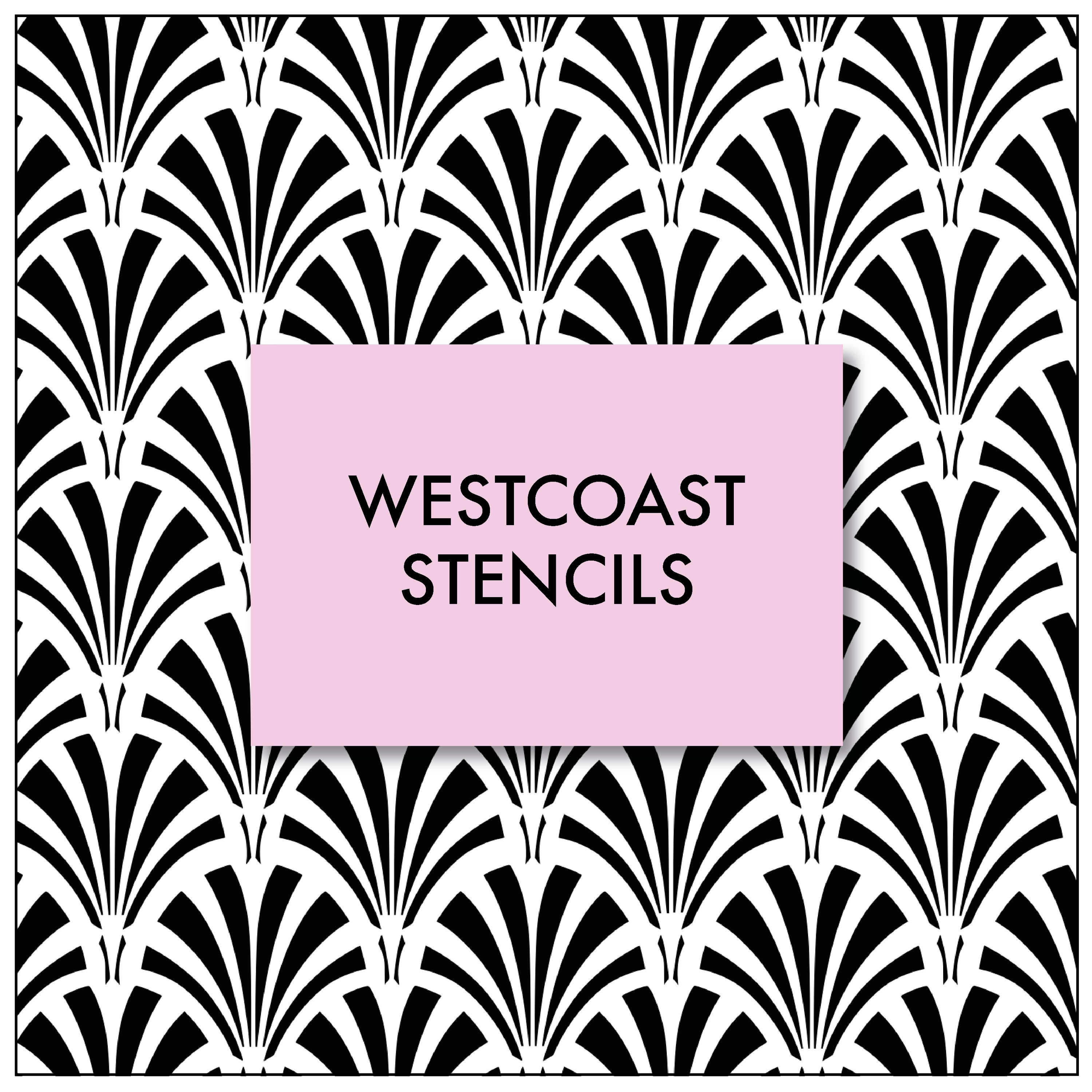 Westcoast Stencil for Decorating Cookies, baking, crafts, home decor ...
