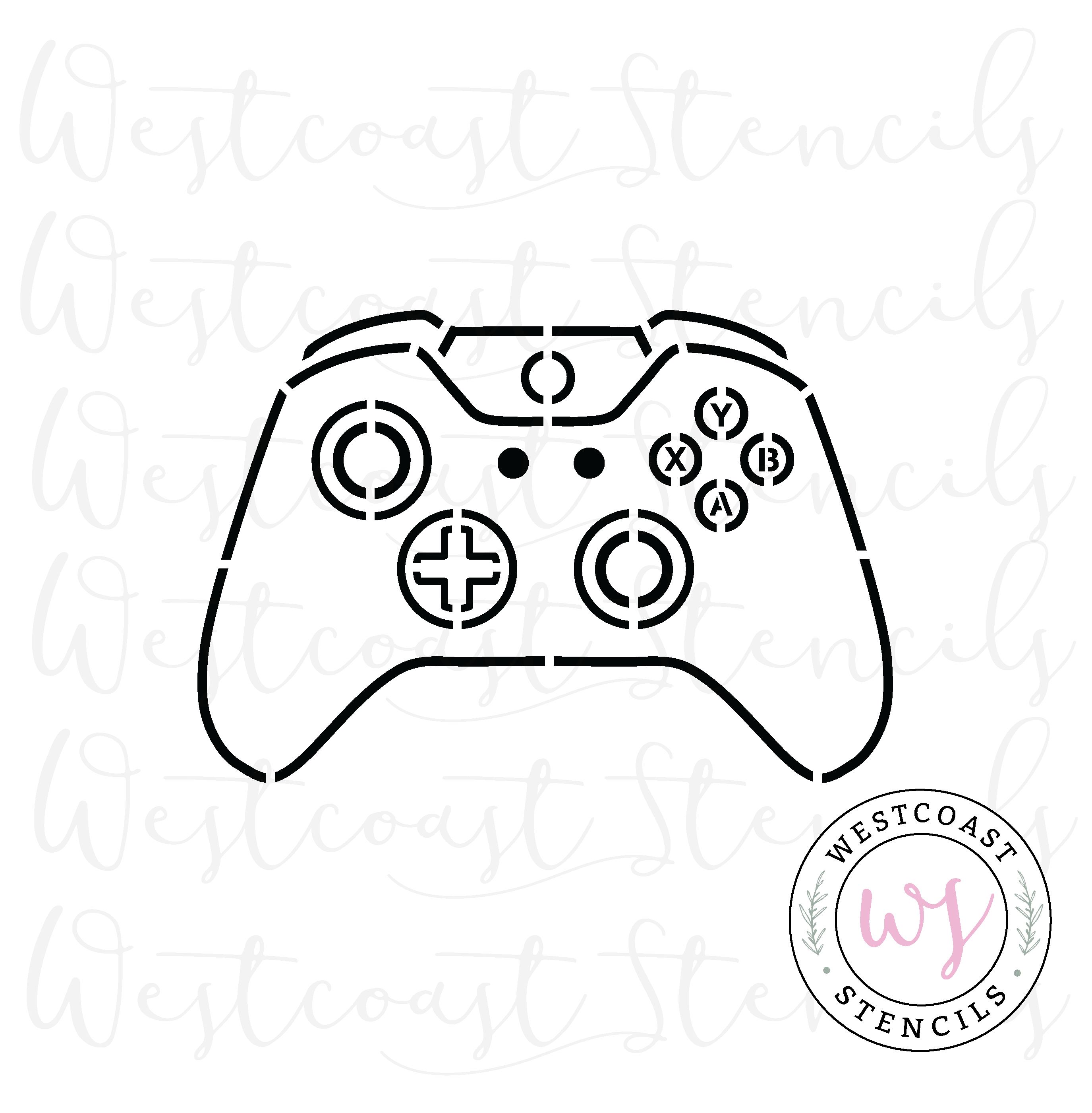 Westcoast Stencil for Decorating Cookies, baking, crafts, home decor ...