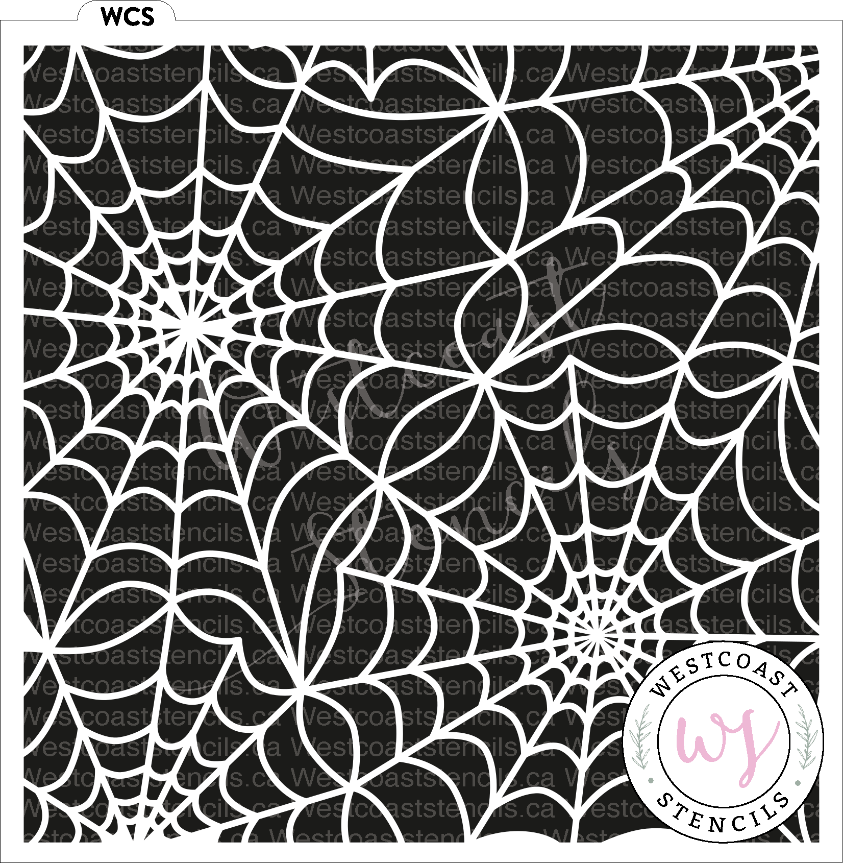 Multi Spider Web Stencil - DIGITAL DOWNLOAD – Westcoast Stencils