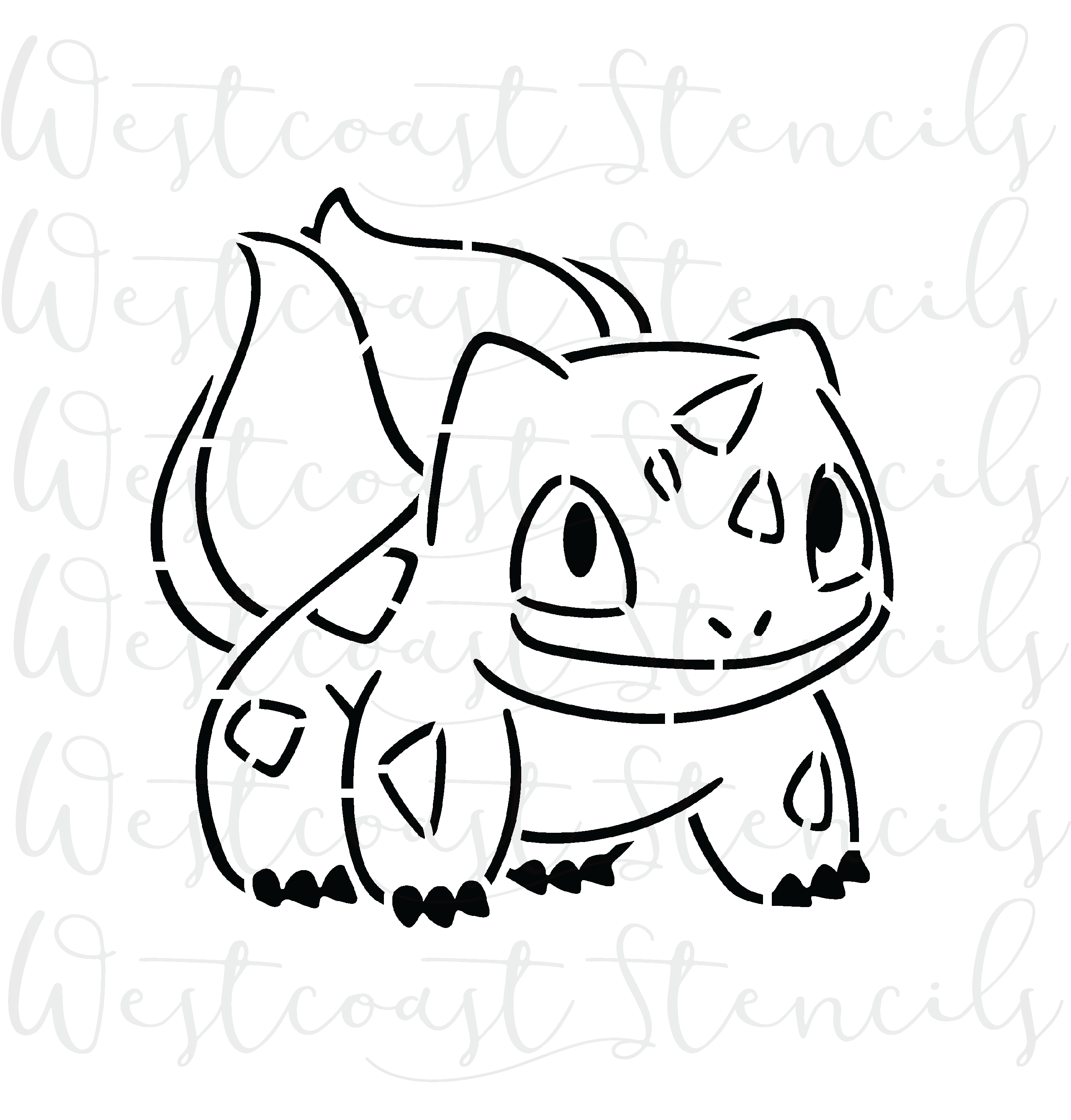 Westcoast Stencil for Decorating Cookies, baking, crafts, home decor ...