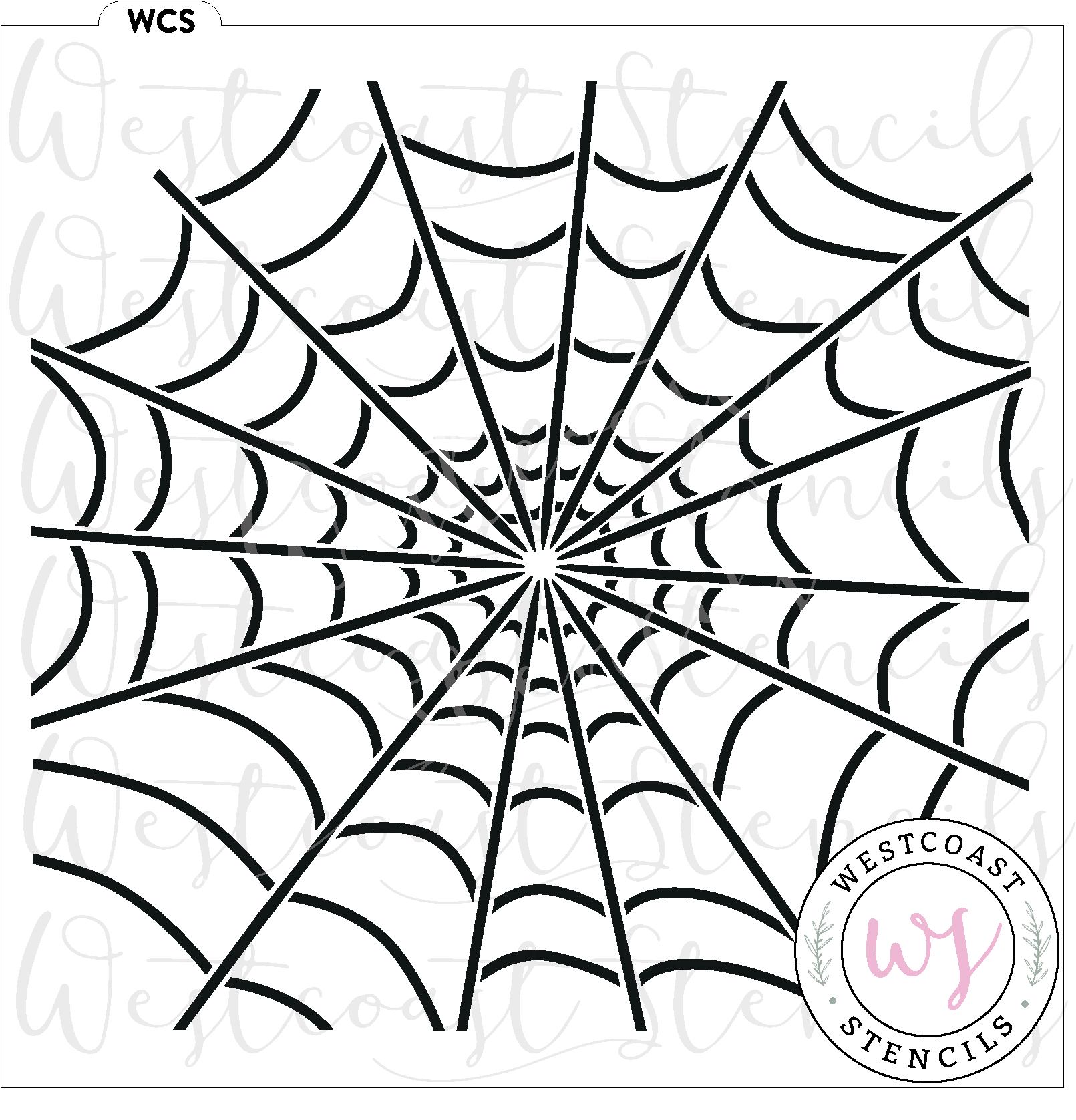Spider's Web Stencil - DIGITAL DOWNLOAD – Westcoast Stencils