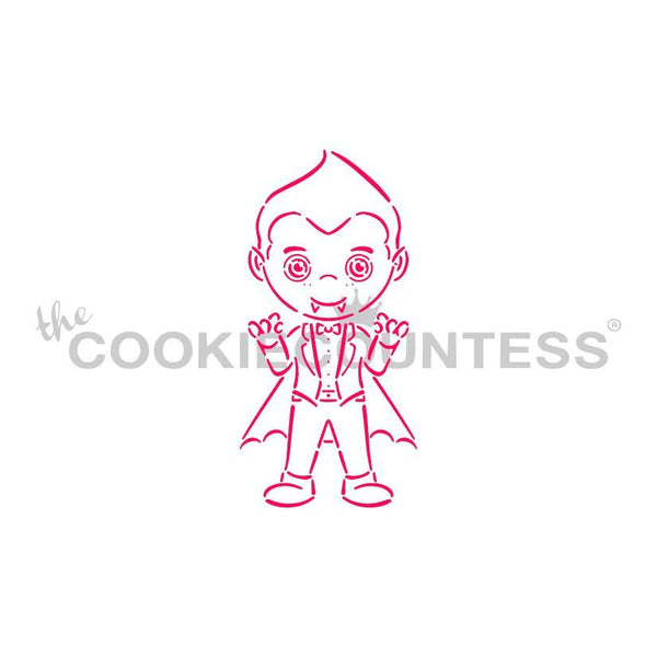 Vampire Boy Costume PYO Stencil - Westcoast Stencils
