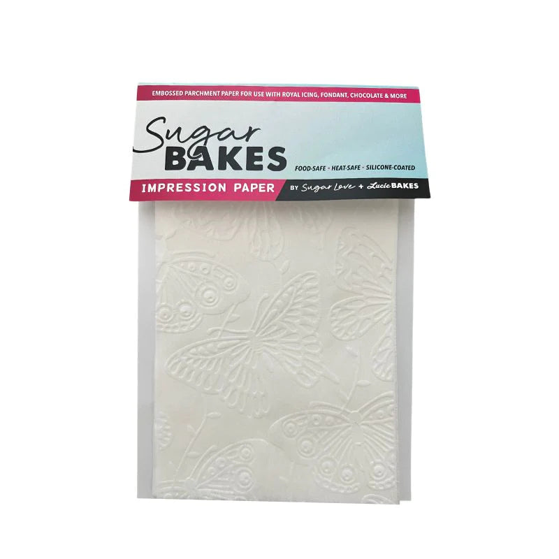 Butterfly - 4x6 Impression Sheets - Sugar Bakes Impression Paper ...