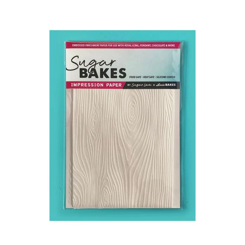Wood Grain - Sugar Bakes Impression Paper – Westcoast Stencils