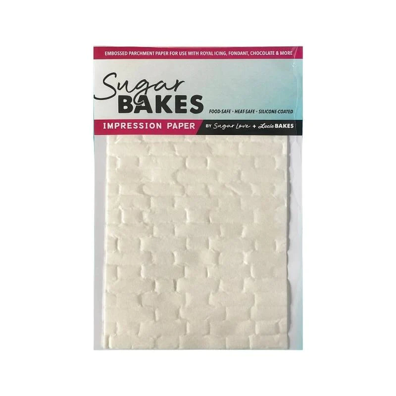 Cobblestone Brick - Sugar Bakes Impression Paper – Westcoast Stencils