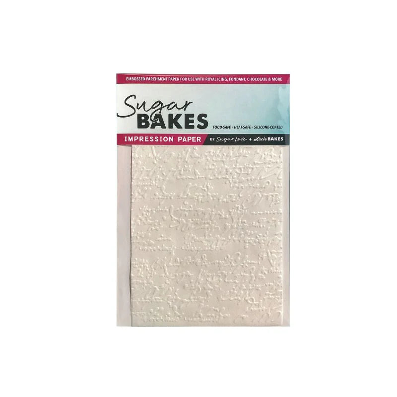 Love Notes - Sugar Bakes Impression Paper – Westcoast Stencils